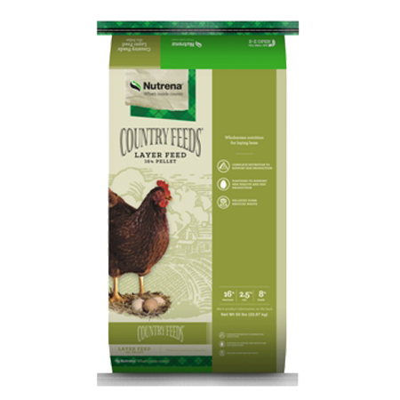 Nutrena Country Feeds Layer Pellets 16% - Steinhauser's