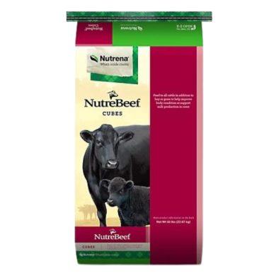 Nutrena NutreBeef Cattle Breeder Feed Cube - Steinhauser's